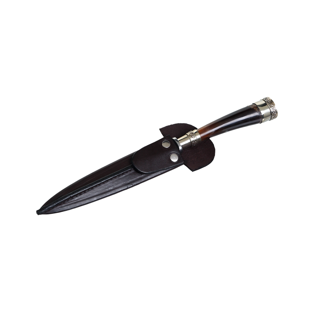 Cuchillo de Asta de Vaca y Alpaca - Estilo Austral